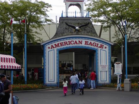 Six Flags Great America Ride Info - American Eagle