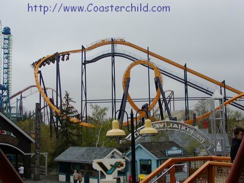 Six Flags Great America Ride Info - Batman the Ride