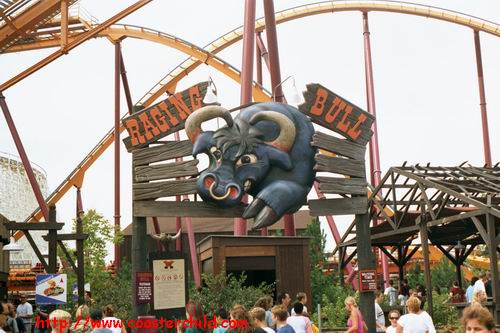 Six Flags Great America Ride Info - Raging Bull